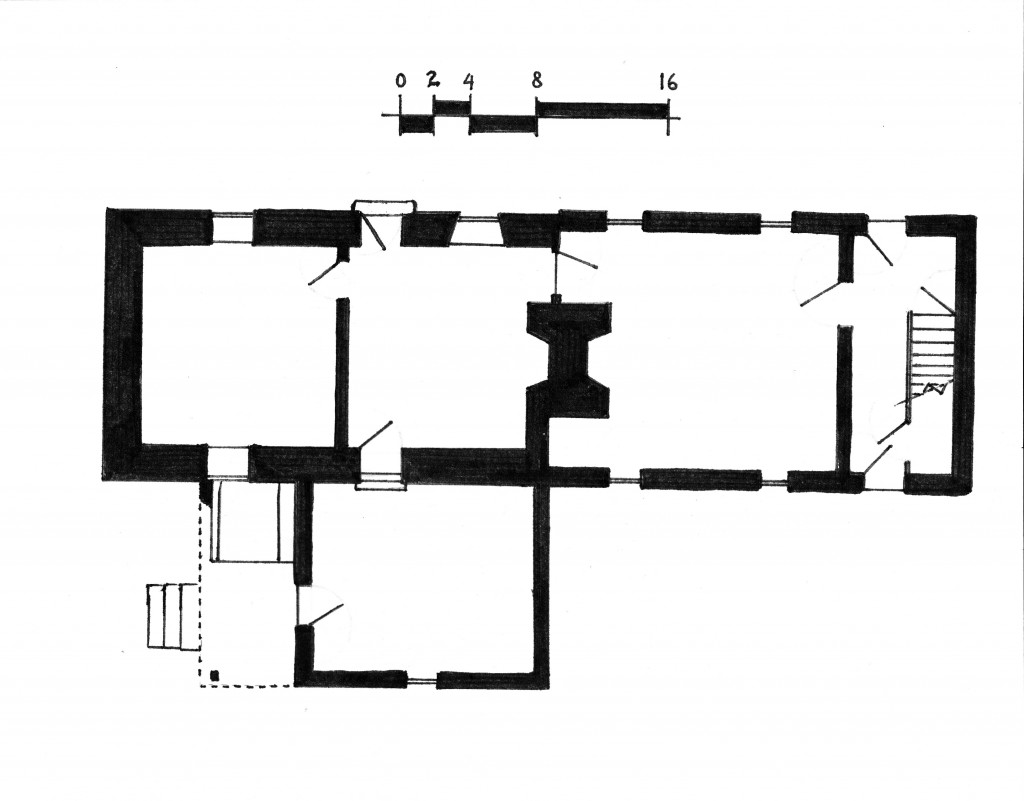 Stone House 1st Floor Plan 1830-001 001 - Newtown History Center