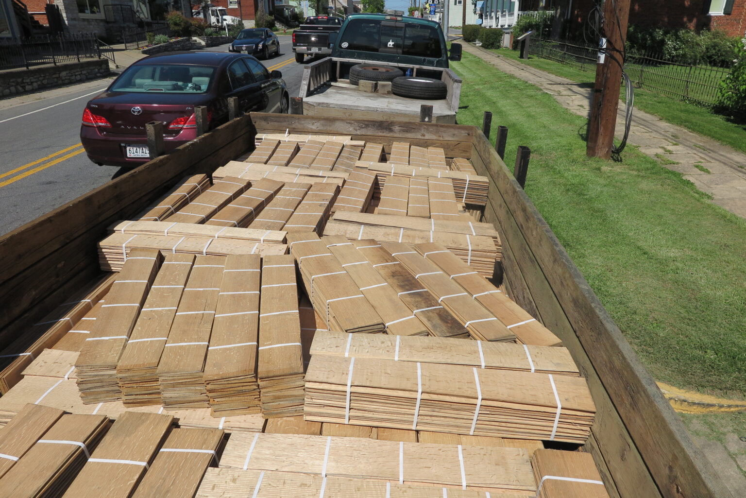 The First Load of Shingles Arrives - Newtown History Center